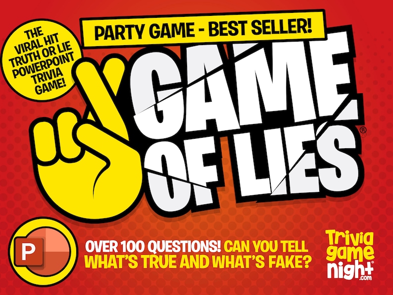 Game of Lies - Powerpoint Party Game With Scoring. Play Over Zoom ...
