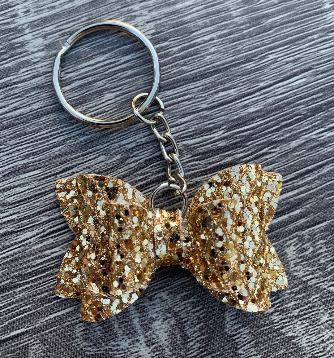 Bow Keychain - Etsy