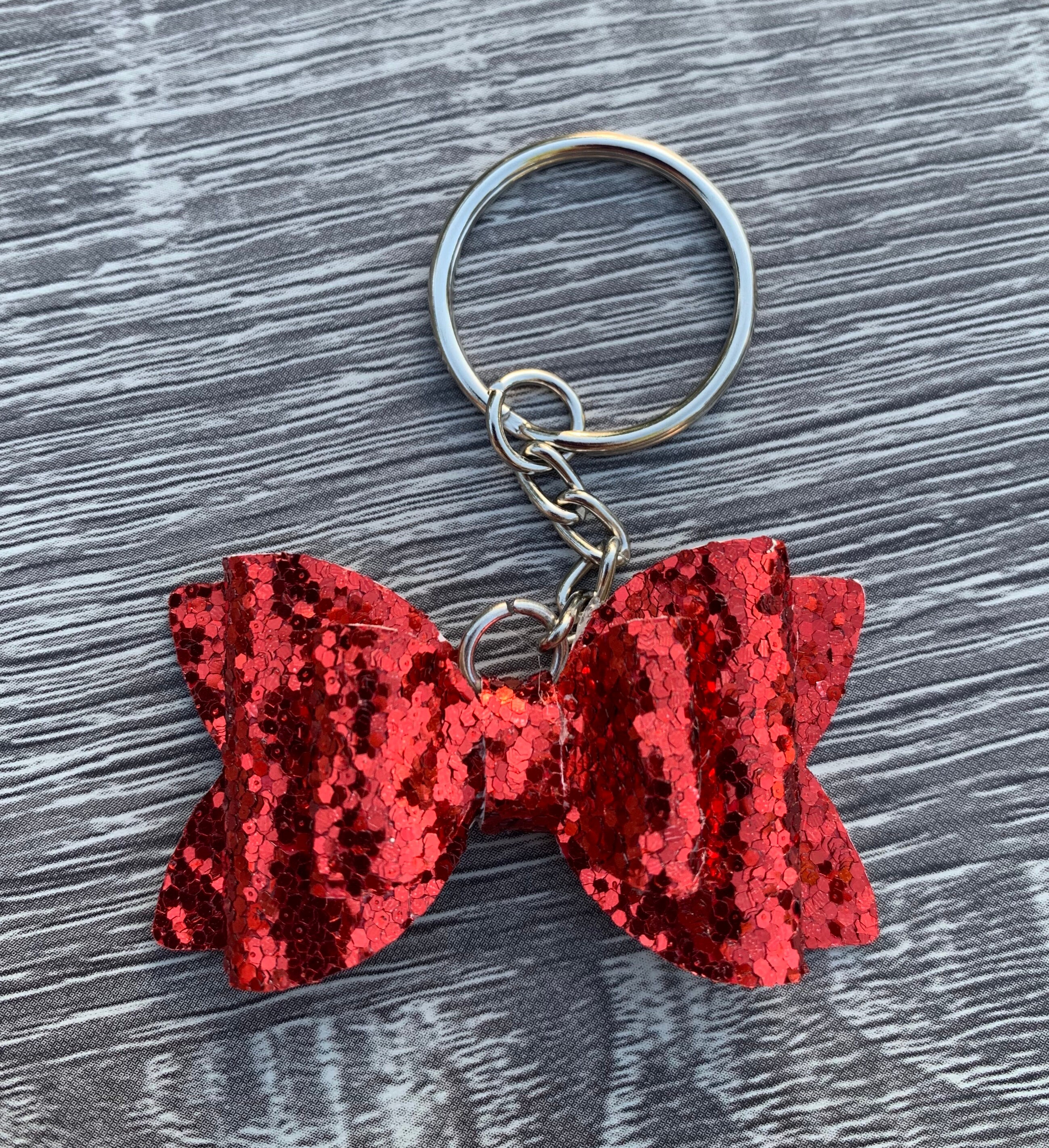 Bow Keychain - Etsy