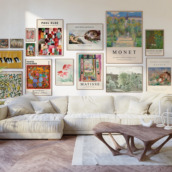 Eclectic Gallery Wall - Etsy