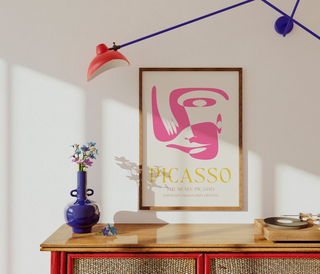 PABLO PICASSO Wall Art Exhibition Poster Abstract Modern Art Picasso ...