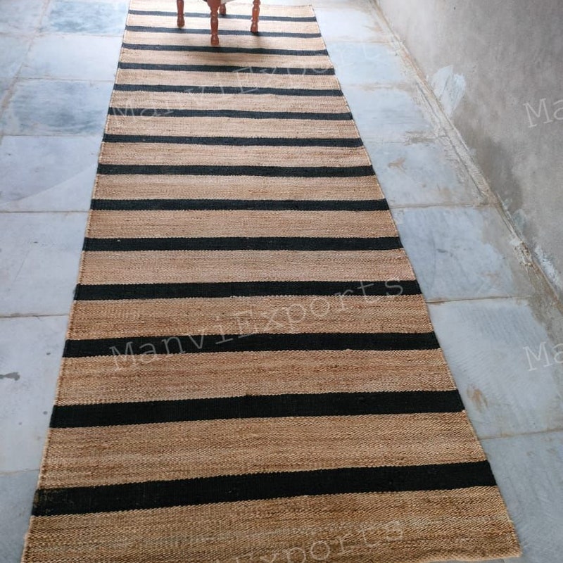 Camel and Black Runners - Etsy