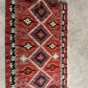 Handmade Wool Jute Runner - Etsy