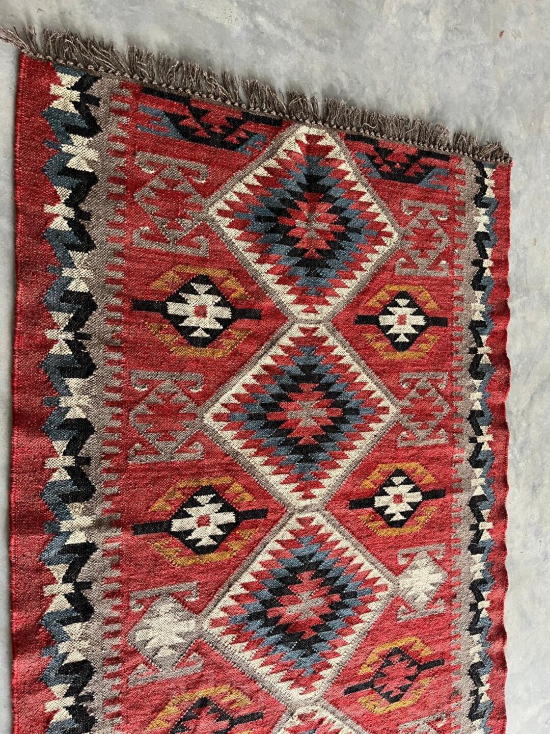 Handmade Wool Jute Runner - Etsy