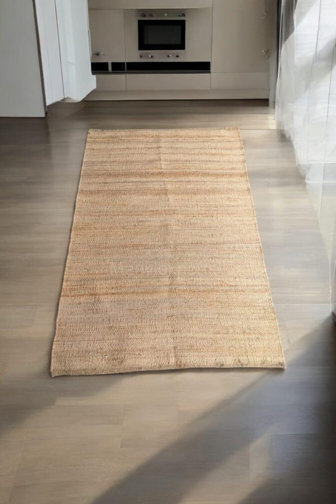 Extra Large Jute Rug With Fringe - Handmade Natural Area Rug 8x10 Ft ...