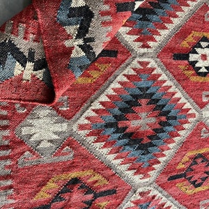 Handmade Wool Jute Runner - Etsy
