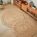 Jute Round Rug Natural Jute Rug Handmade Braided Rug Round Area Rug ...