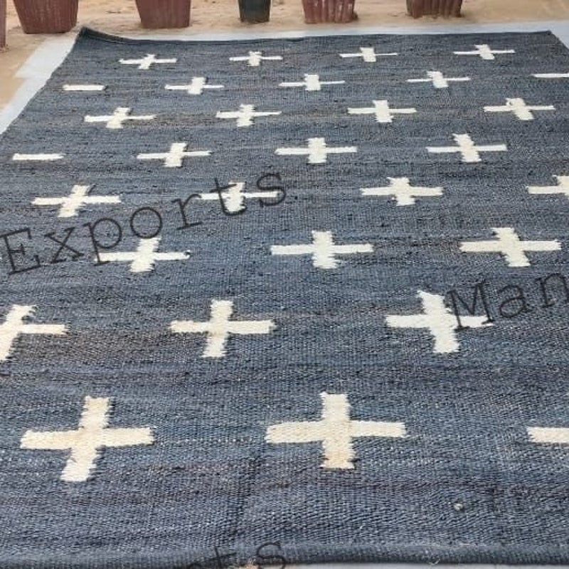 Swiss Cross Rug - Etsy