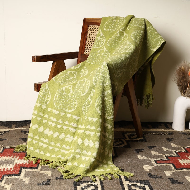 Olive Green Throw Blanket - Etsy