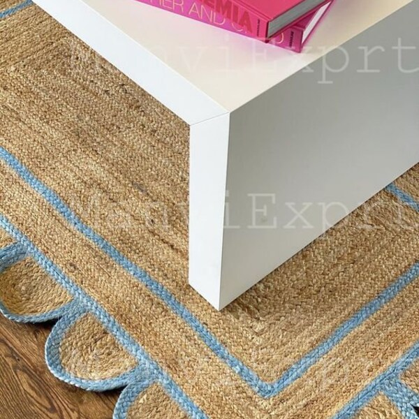 Scalloped Rug - Etsy