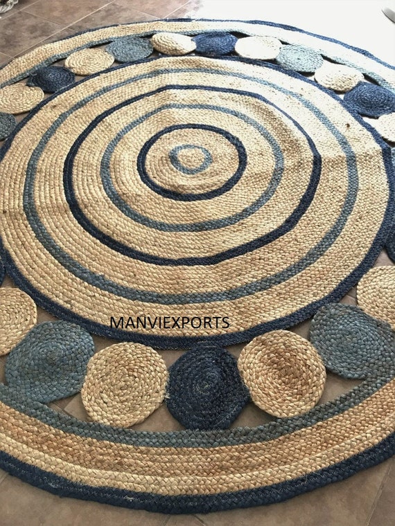 Home & Living Geometric Rug Yoga Lover Gift Handwoven Mat 3x3,4x4,5x5 ...