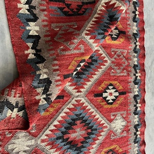 Handmade Wool Jute Runner - Etsy
