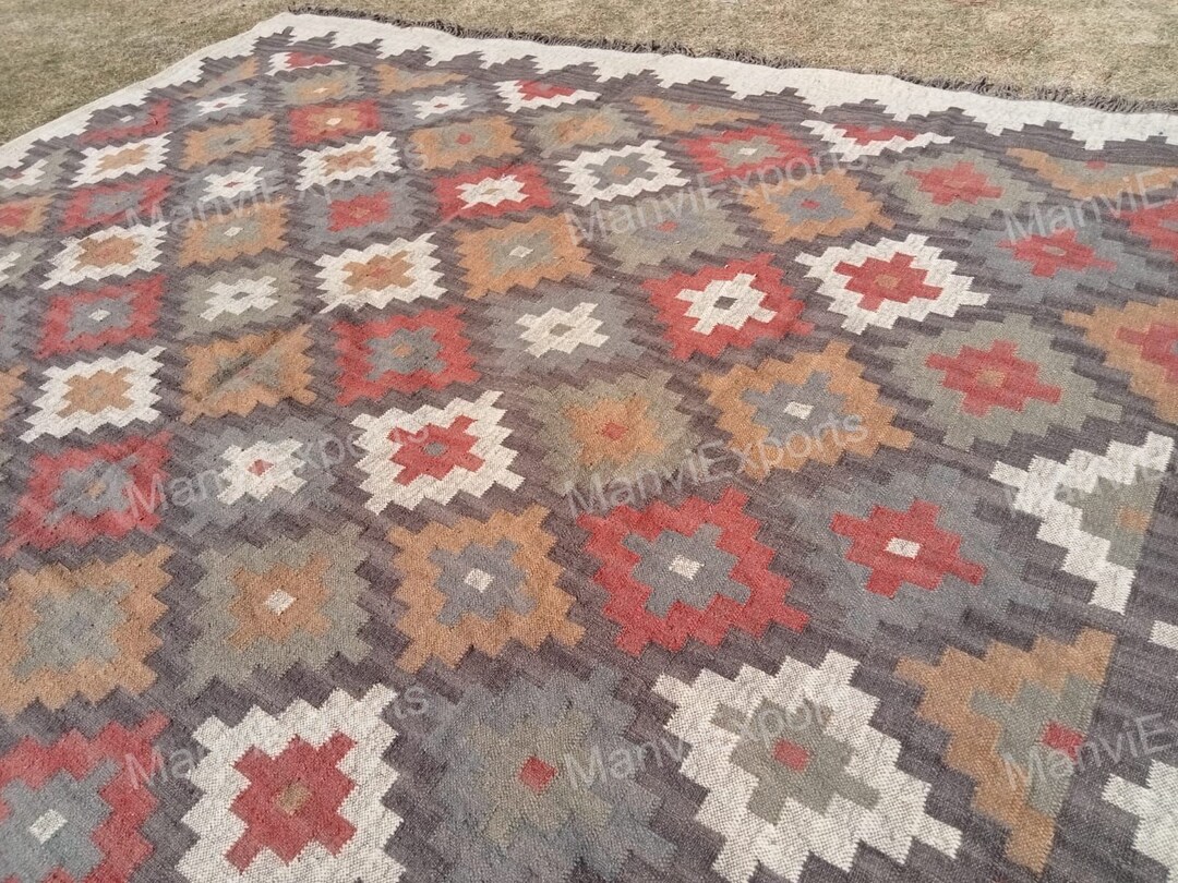 Kilim Rug Living Room Interior Design-kilim Rug Living Room Boho Kilim ...