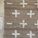Handmade White Plus Natural Jute Runner-cross Jute Runner-plus Jute Rug ...