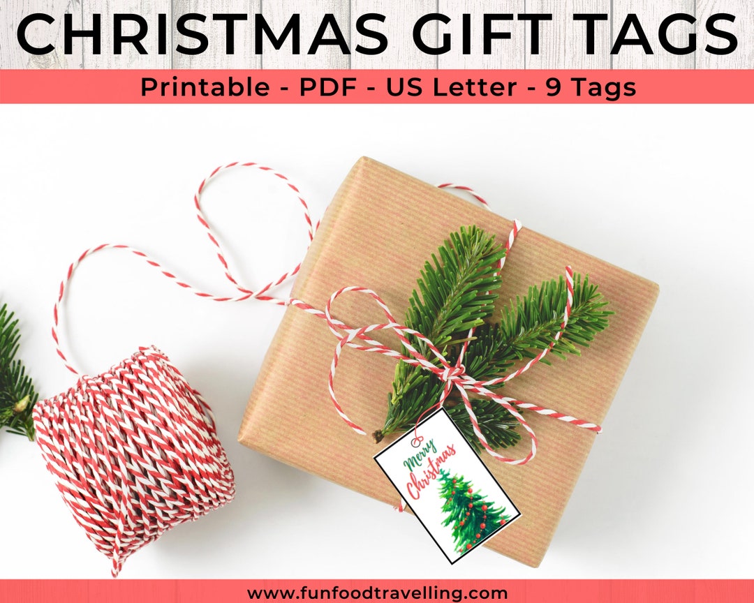 Christmas Gift Tags PDF Printable Printable Christmas Gift Tags ...