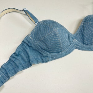 Jean 1940 1950 40s 50s Pin up Retro Vtg Round Circle Stitches Jean ...