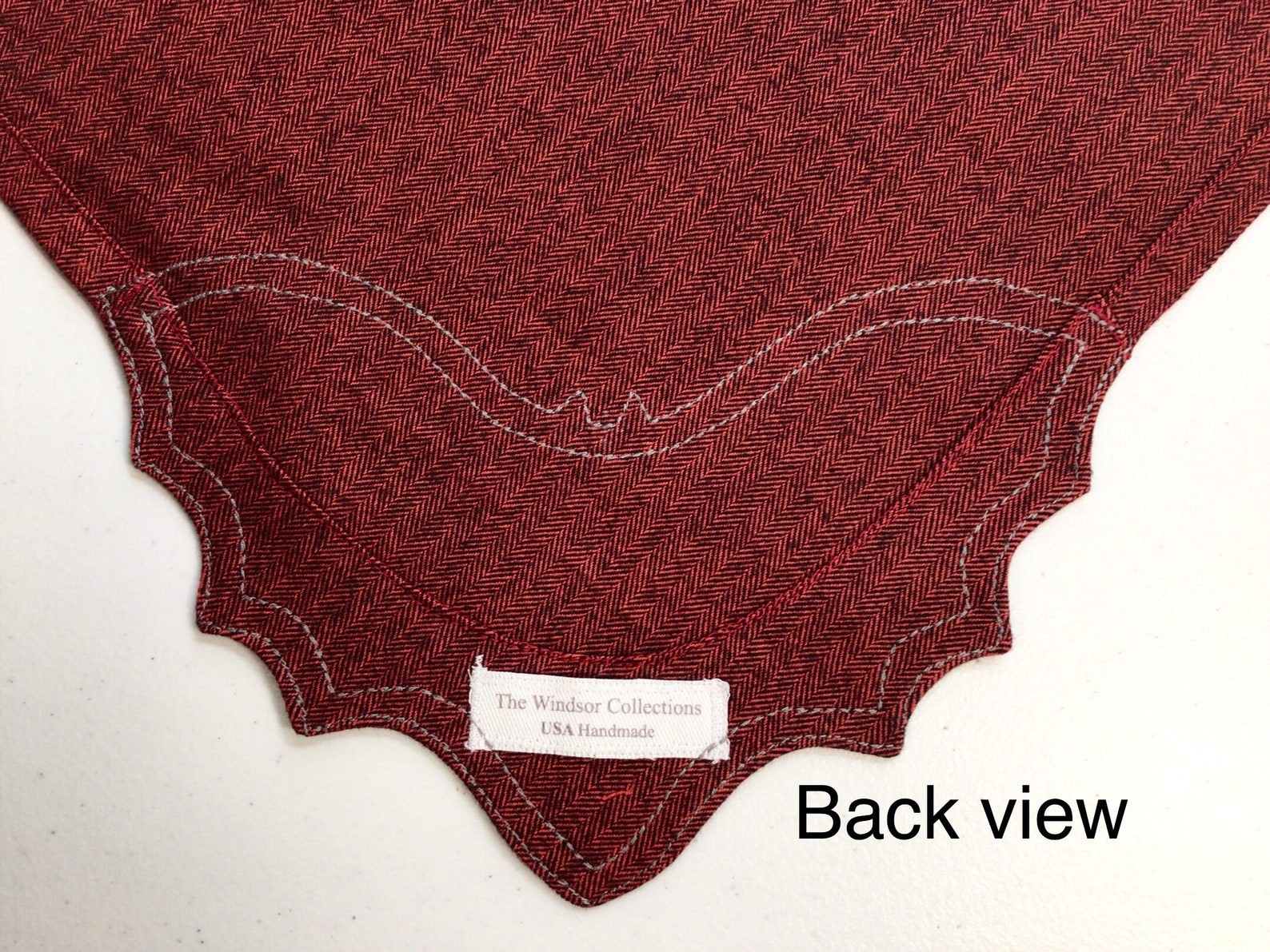 Bat Wing Collar Scarf: Gothic Red Wool Bandana - Etsy
