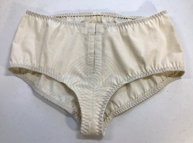 1950s Cotton Underwear Mid Rise Briefs With Circle Stitch Etsy