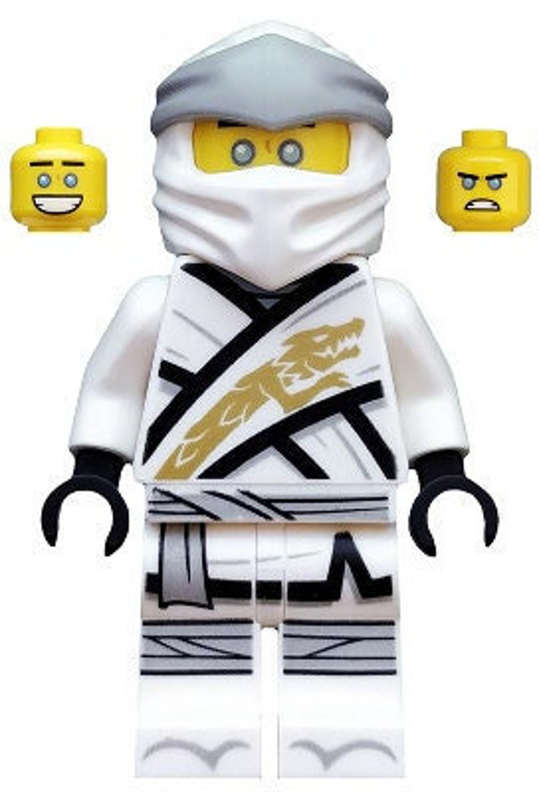 Real Lego Zane Legacy Minifigure From Ninjago - Etsy