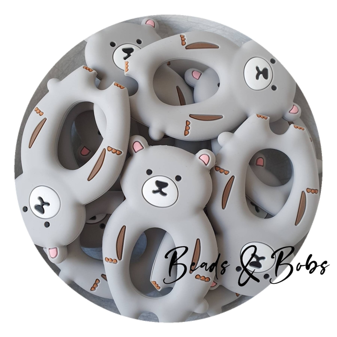Silicone Bear Grey - Etsy