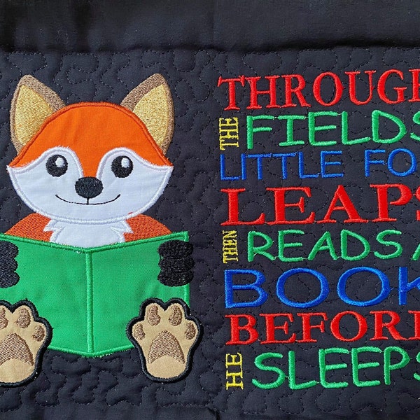 Reading Pillow Machine Embroidery Designs - Etsy UK