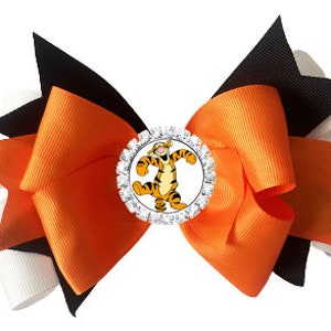 Winnie the Pooh Hair Bows, Tigger Hair Bow, Eeyore Bows, Piglet Hair ...