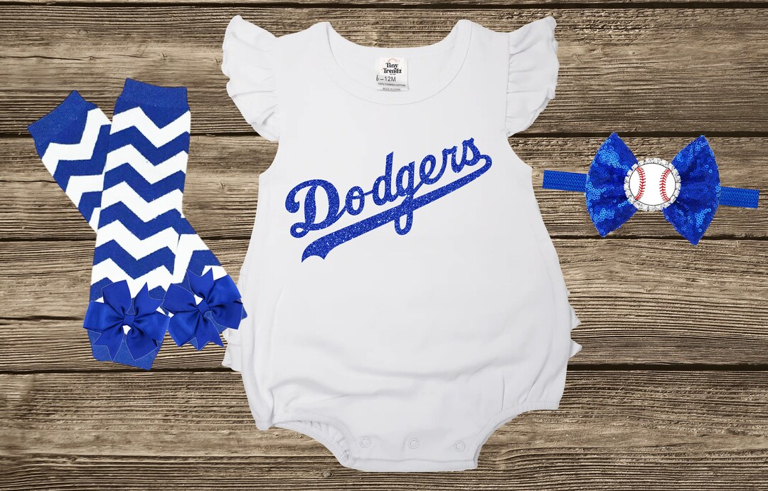 Dodgers Baby Girl Clothes Dodgers Game Day Outfit Girl - Etsy