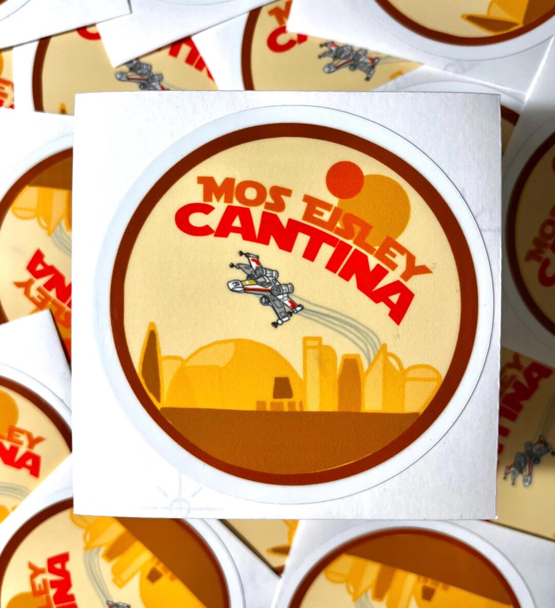 Mos Eisley Cantina X-wing Glossy Weatherproof Sticker/decal - Etsy