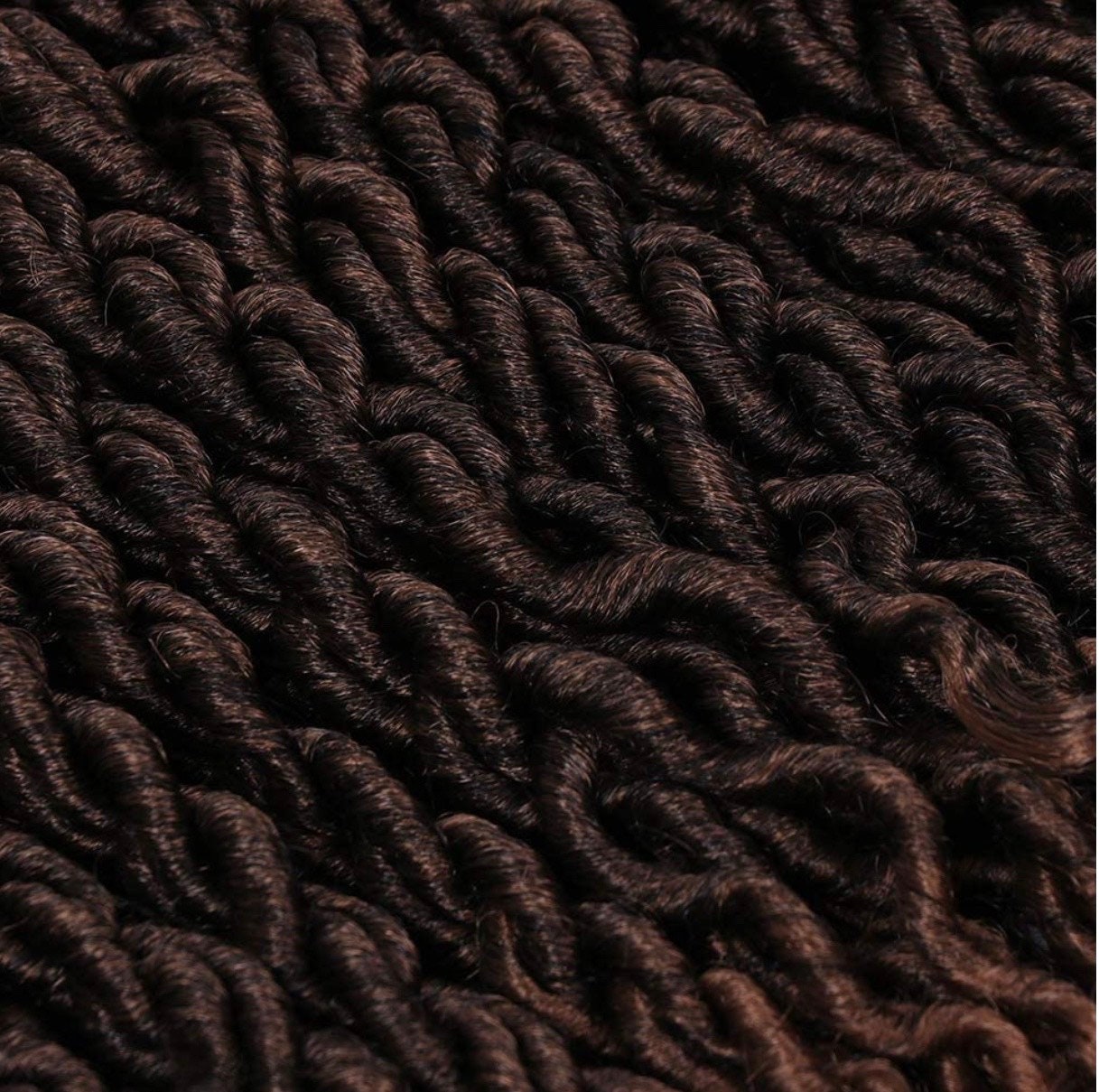 7 Pack Faux Goddess Locs, Crochet Hair Extensions, Synthetic Xpressions ...