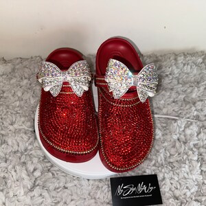 Bling Crocs |custom Crocs | Red Custom Crocs | Birthday Gifts for Her ...