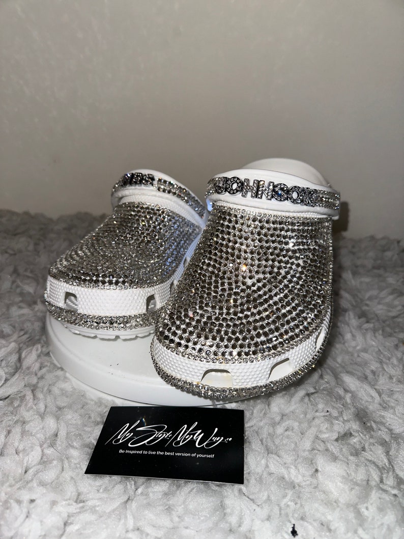 My Handmade Personalized Rhinestone Custom Clogs for My Style ...