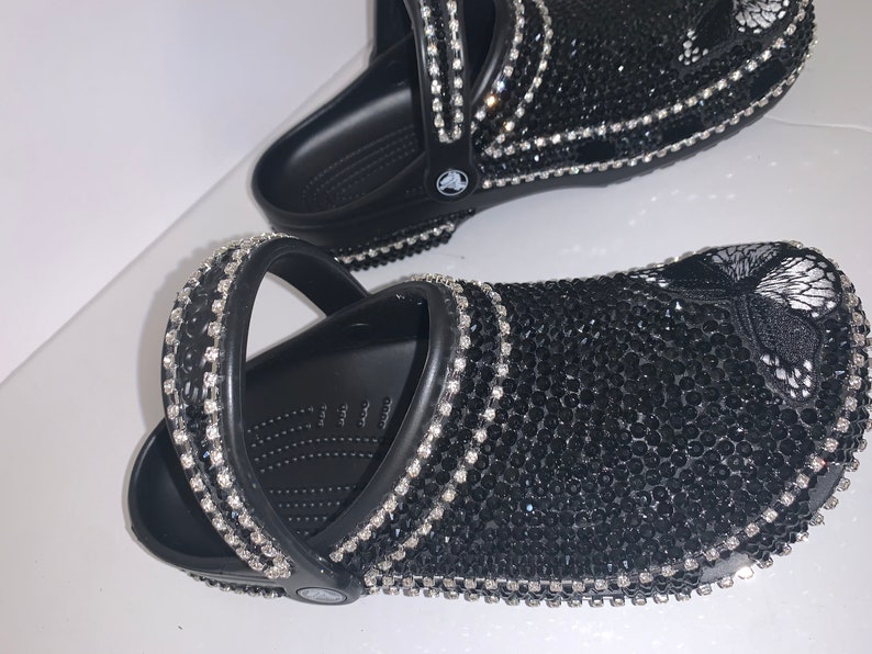 Bling Crocs W/ Patches Custom Crocs customcrocs - Etsy