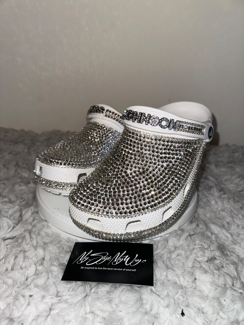 My Handmade Personalized Rhinestone Custom Clogs for My Style ...