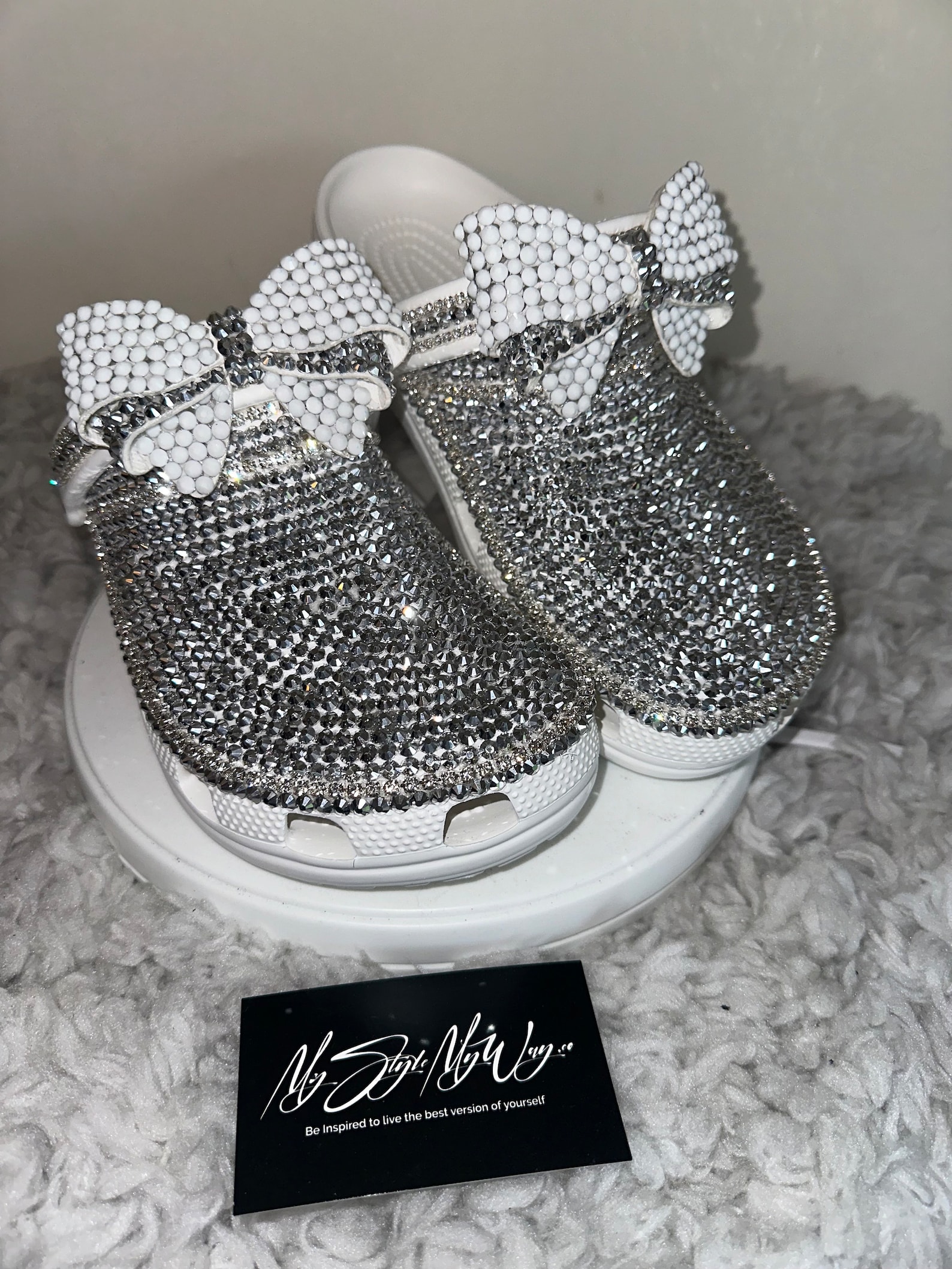 My Handmade Rhinestone Custom Clogs for My Style | Birthday Gifts for ...