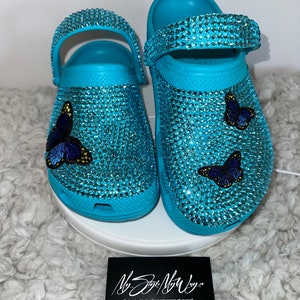 Bling Crocs | W/ Butterfly Patches | Custom Crocs |customcrocs ...
