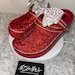 Bling Crocs custom Crocs Red Custom Crocs Birthday Gifts for Her ...