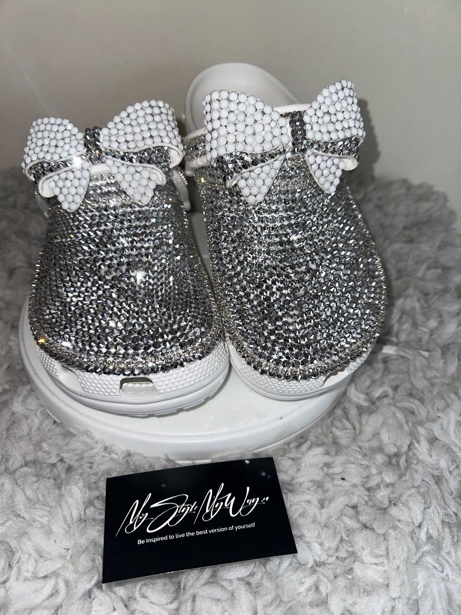 My Handmade Rhinestone Custom Clogs for My Style | Birthday Gifts for ...