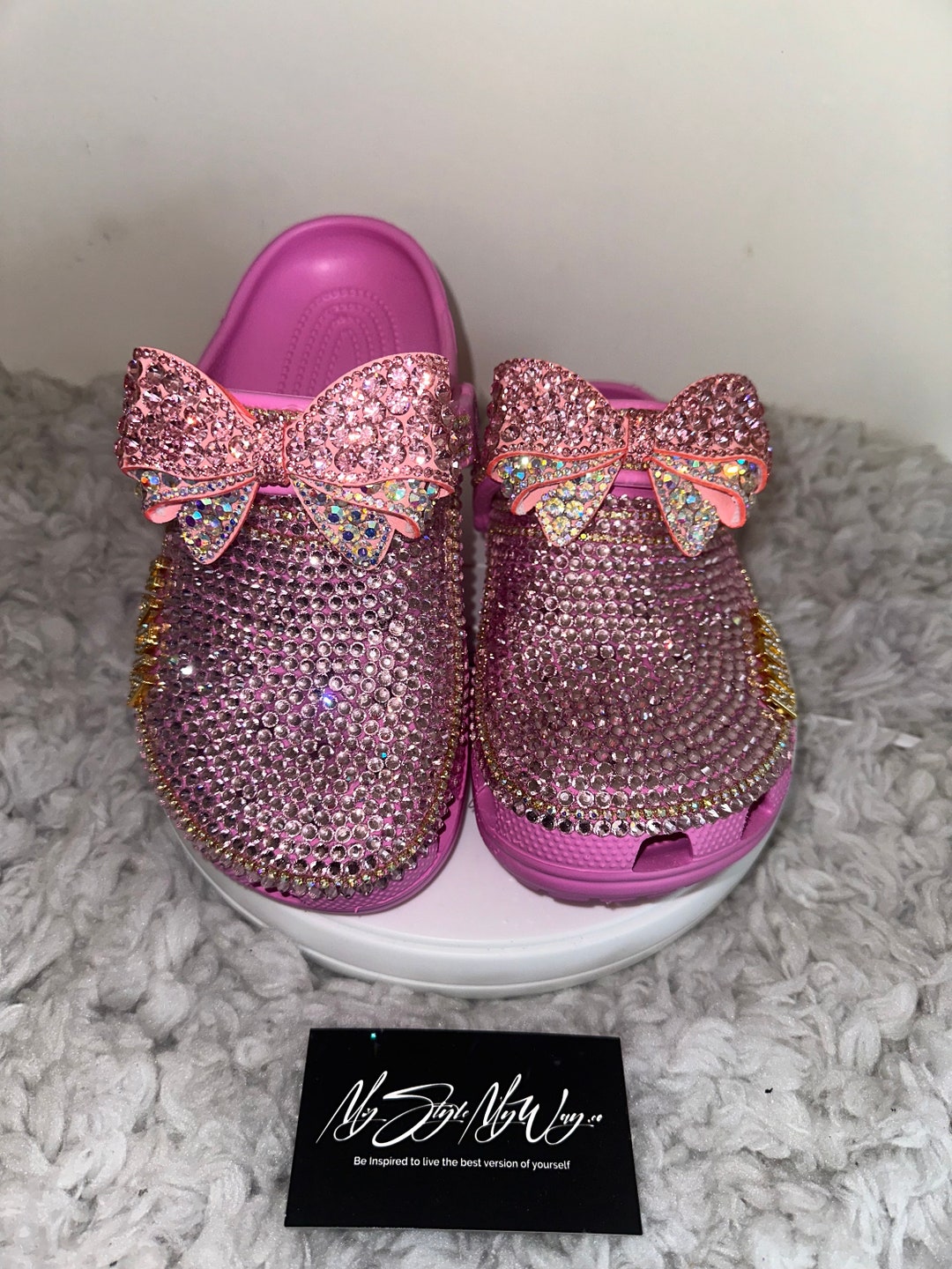 My Handmade Rhinestone Custom Clogs for My Style | Birthday Gifts for ...
