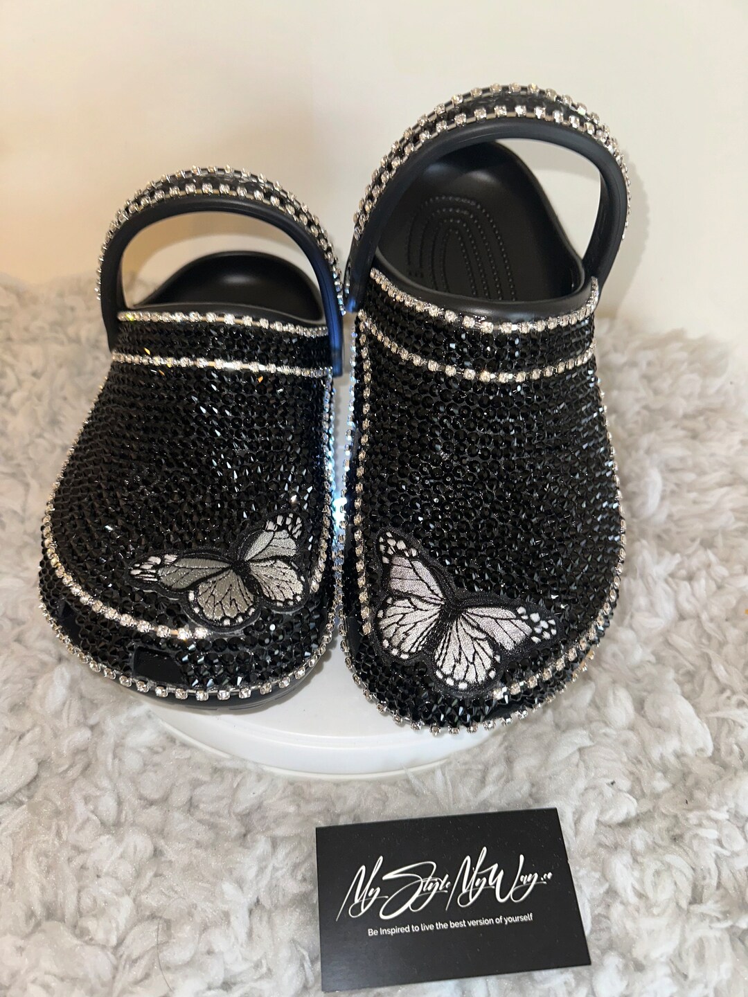 Bling Crocs | W/ Patches | Custom Crocs |customcrocs - Etsy