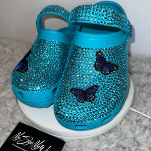 Bling Crocs | W/ Butterfly Patches | Custom Crocs |customcrocs ...