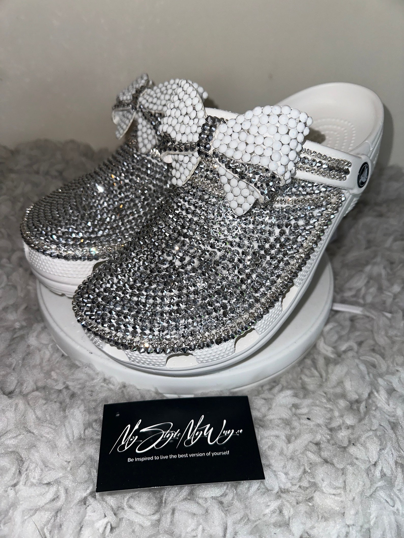 My Handmade Rhinestone Custom Clogs for My Style | Birthday Gifts for ...