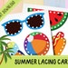 Summer Lacing Cards Bundle | Activities for Toddlers | Fine Motor ...