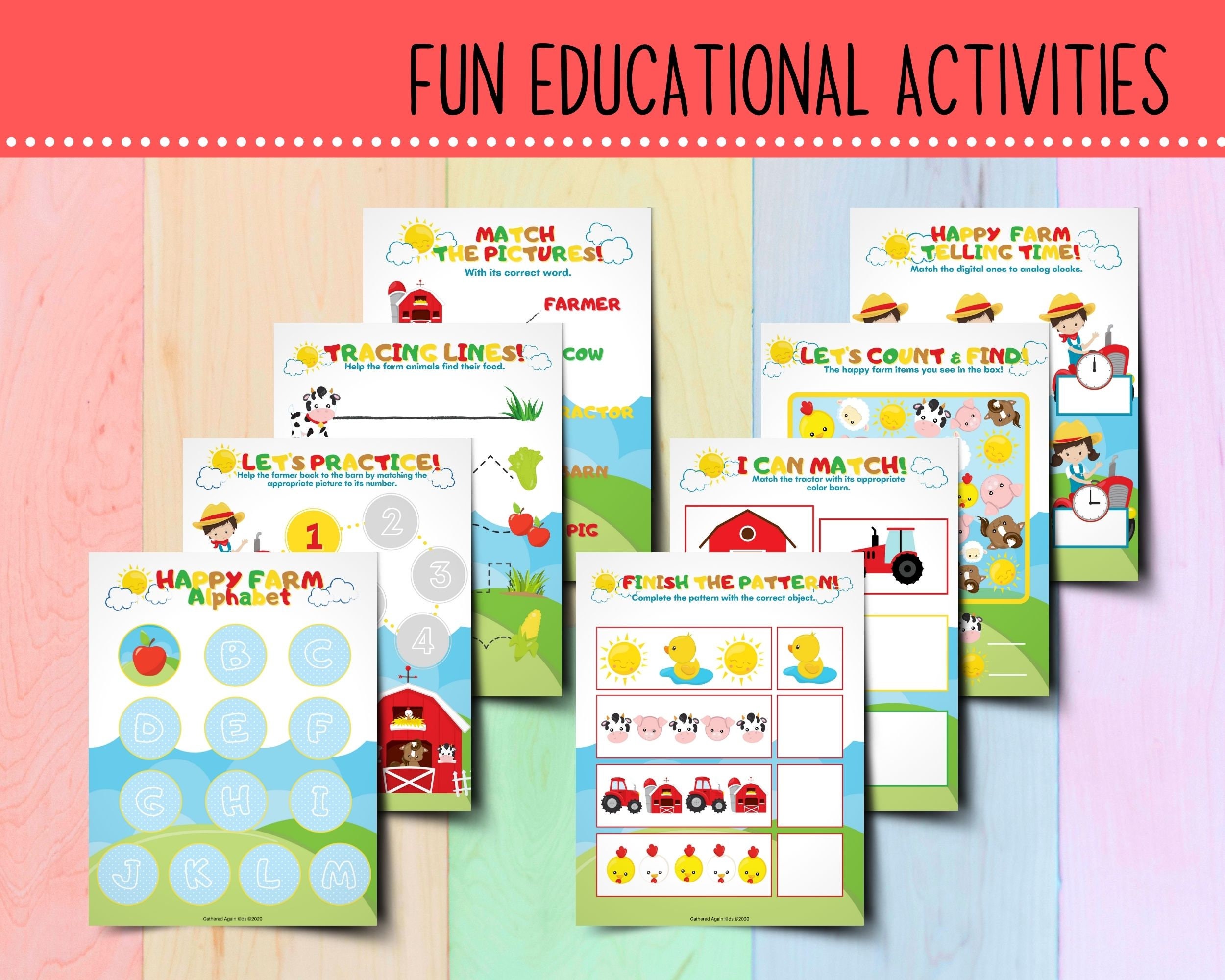 Happy Farm Busy Book for Toddlers | Kids Busy Book | Toddler Activity ...