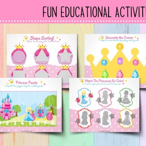 Princess Busy Book for Toddlers | Girl Busy Book | Busy Binder | Quiet ...