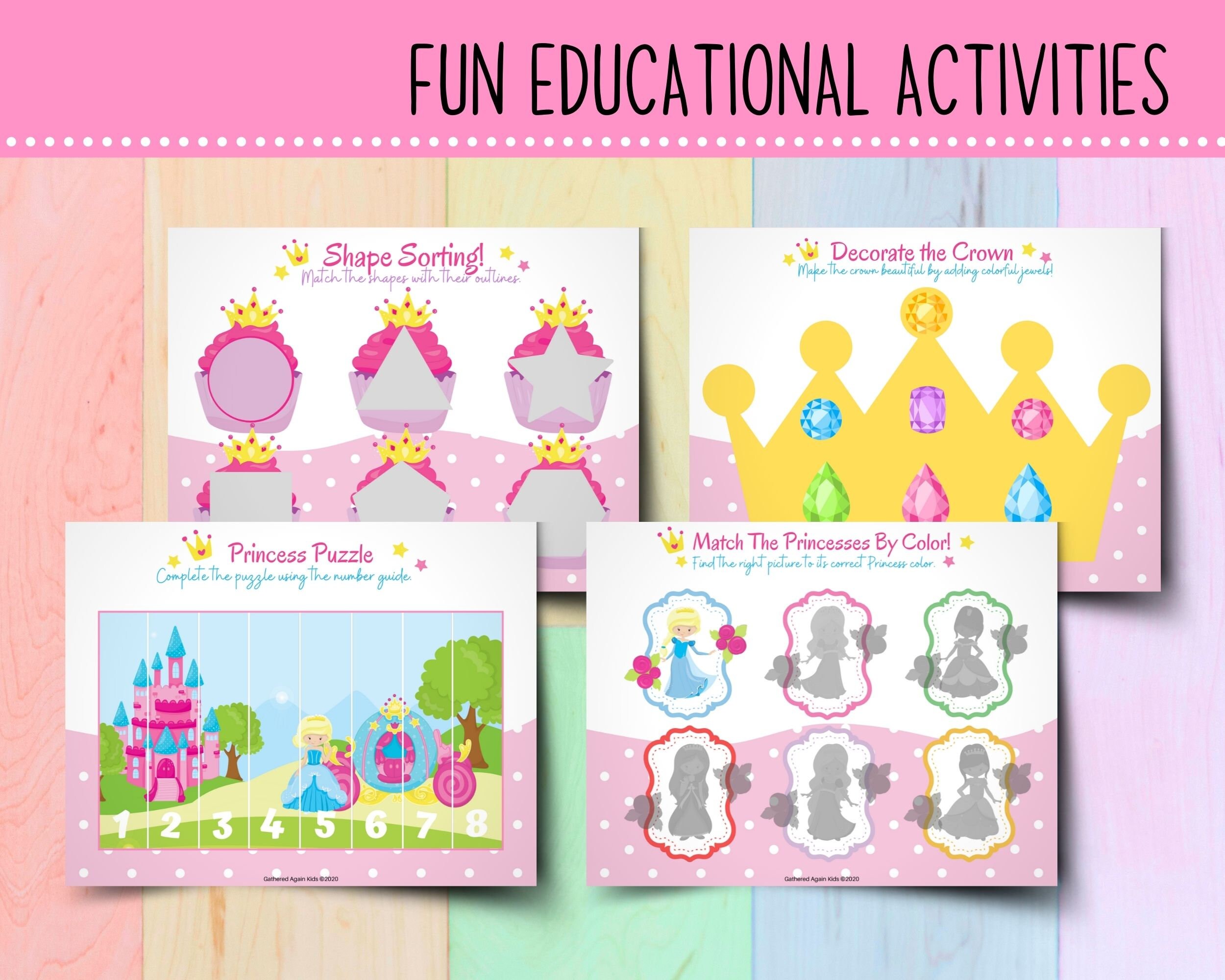 Princess Busy Book for Toddlers | Girl Busy Book | Busy Binder | Quiet ...