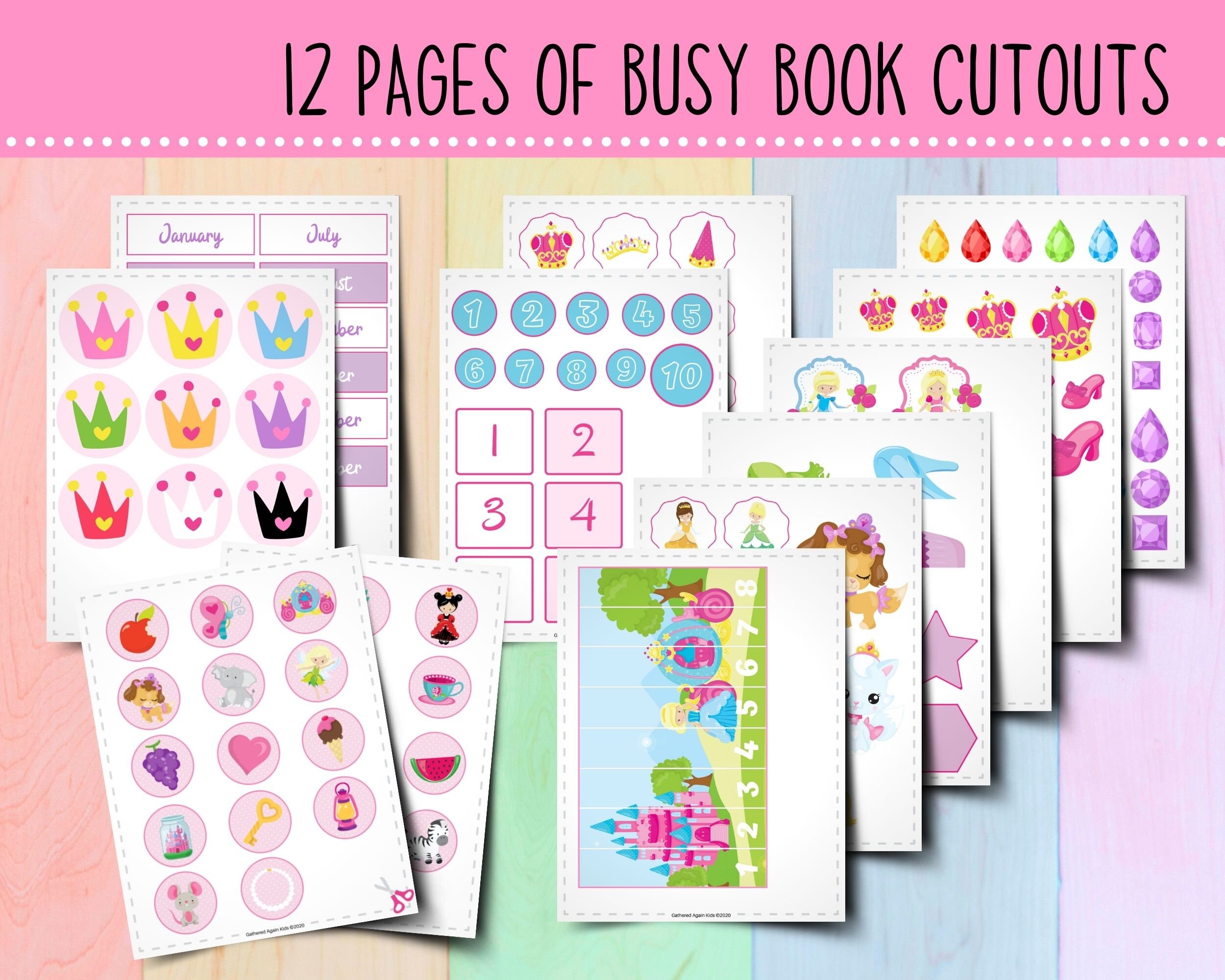 Princess Busy Book for Toddlers | Girl Busy Book | Busy Binder | Quiet ...