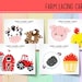 Farm Lacing Cards Set | Sewing Cards | Activities for Toddlers ...