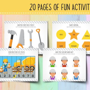 Construction Busy Book for Toddlers | Busy Binder | Quiet Books ...