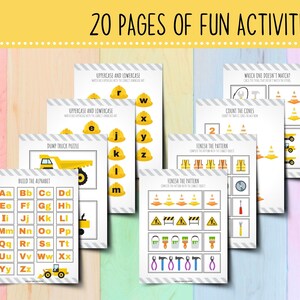 Construction Busy Book for Toddlers | Busy Binder | Quiet Books ...