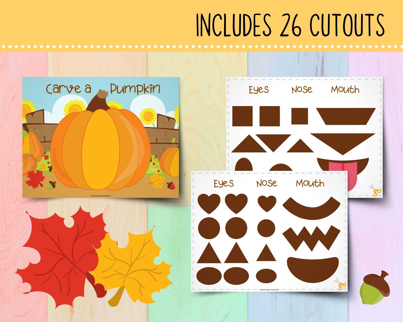 Pumpkin Carving Activity | Jack-o-lantern Shapes Activity | Halloween ...